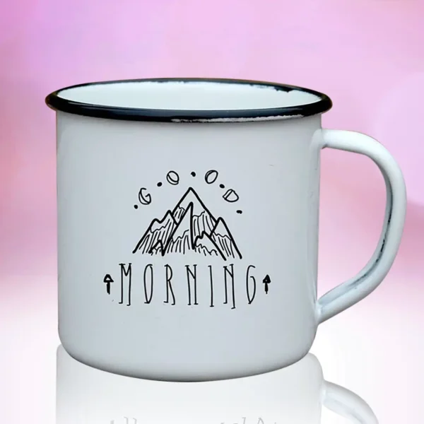 Mug de peltre sublimado resistente y hermoso